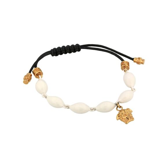 Versace | Jewelry | Versace Medusa And Puka Shell Bracelet Womens ...